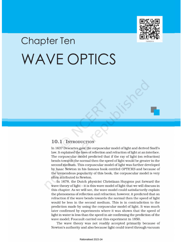 Wave Optics | PDF
