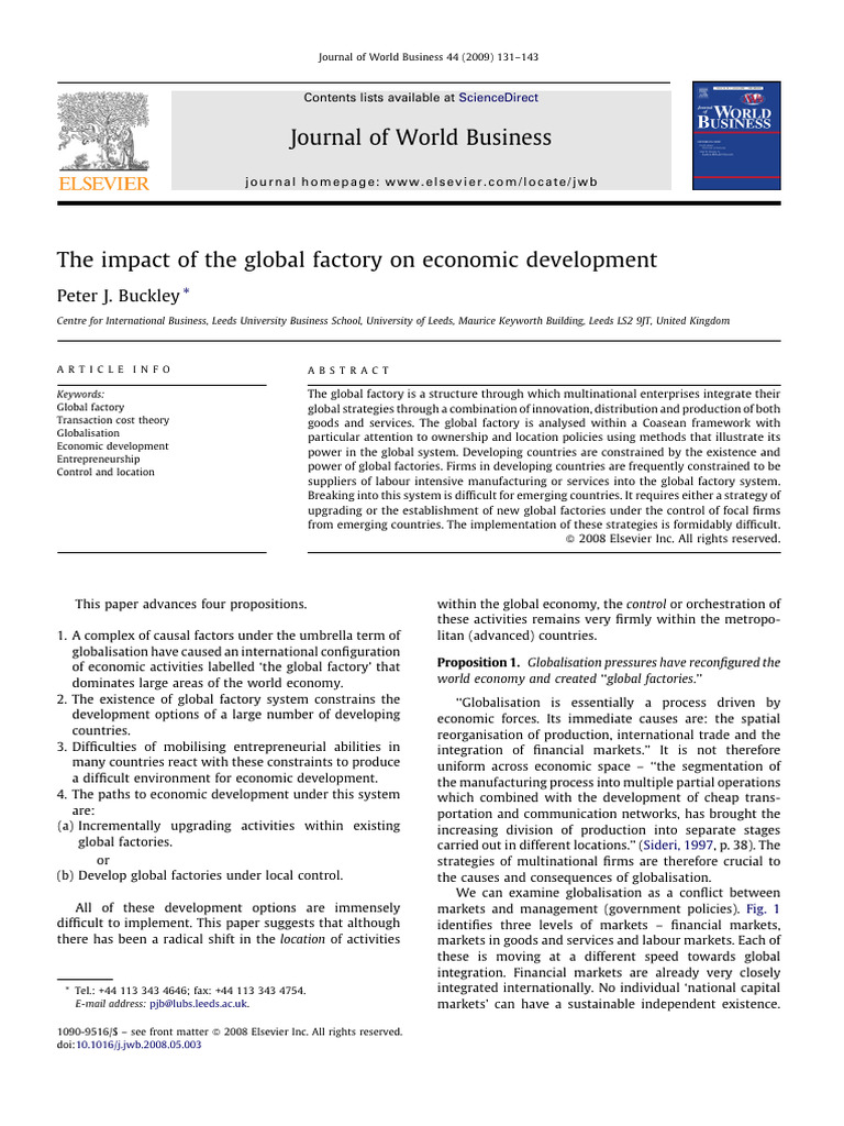 23. Global Factory | PDF