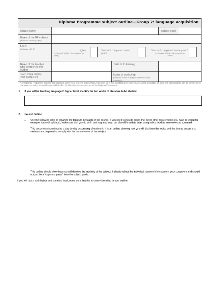 Group 2 Outline Template | PDF