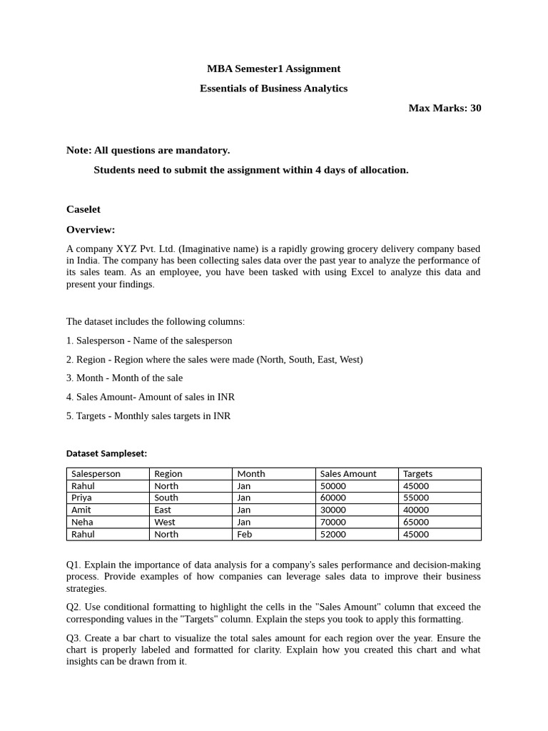 MBA Sem1 EBA Assignment | PDF