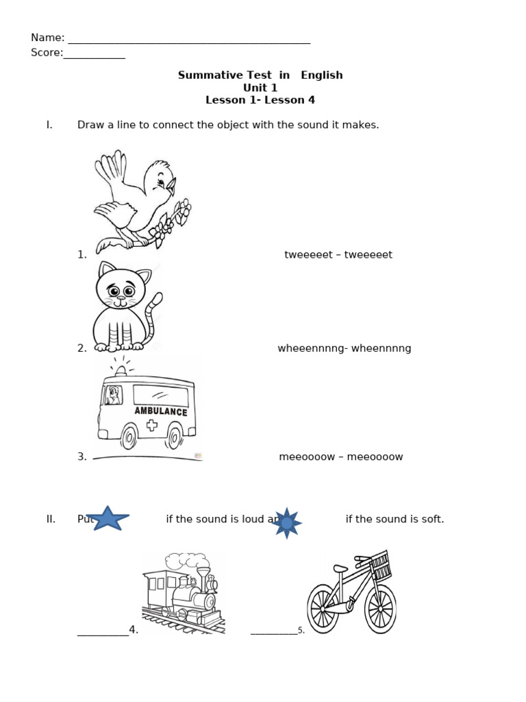 ENGLISH Summative Test 1st QUARTER | PDF
