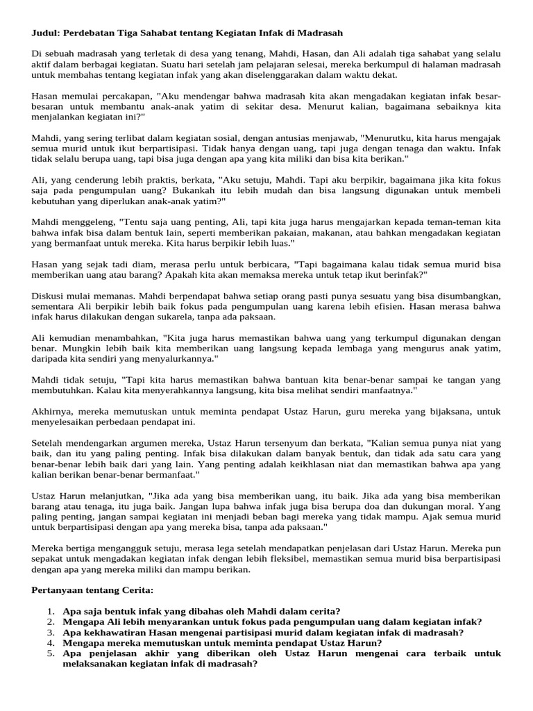 Diskusi Kelas 5 | PDF