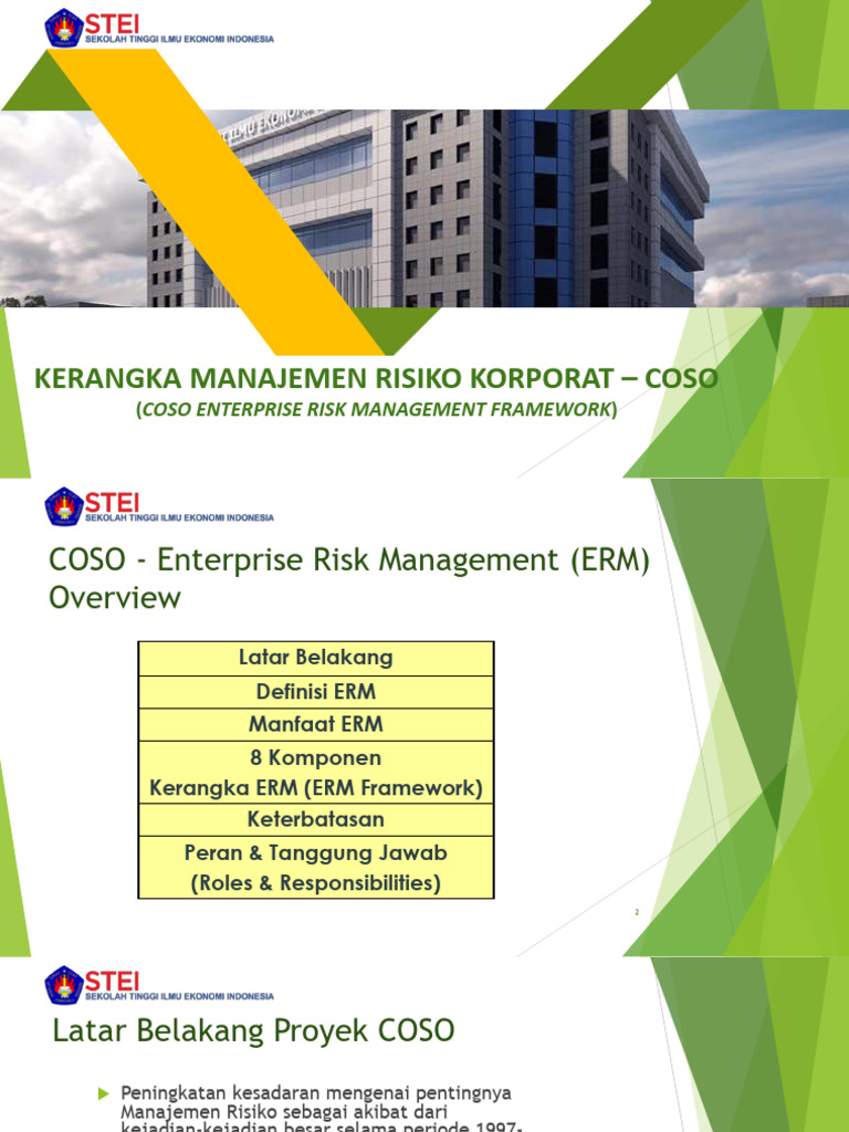 COSO ERM Framework | PDF | Enterprise Risk Management | Financial Services