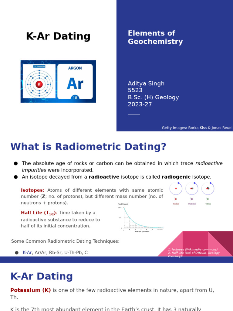K-Ar Dating | PDF | Radioactive Decay | Argon