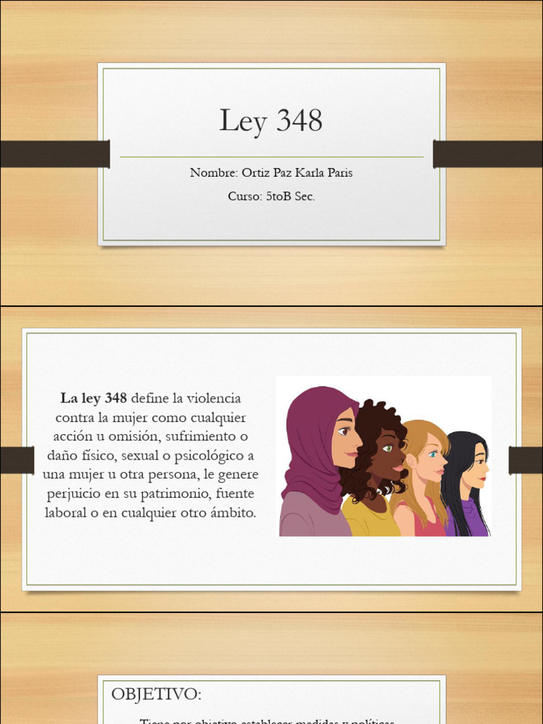 Ley 348 Ortiz Paz Karla Paris | PDF