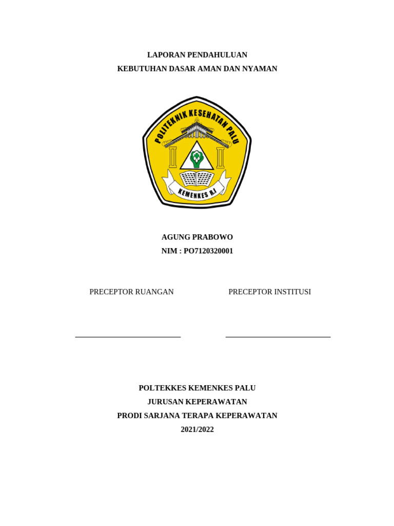 LP Aman Dan Nyaman | PDF