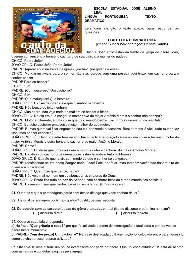 Texto Dramático | PDF