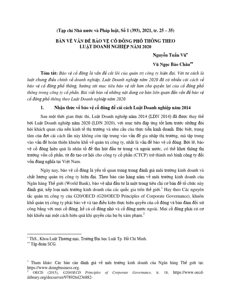 Bai viet tham khao - PL CTKD | PDF