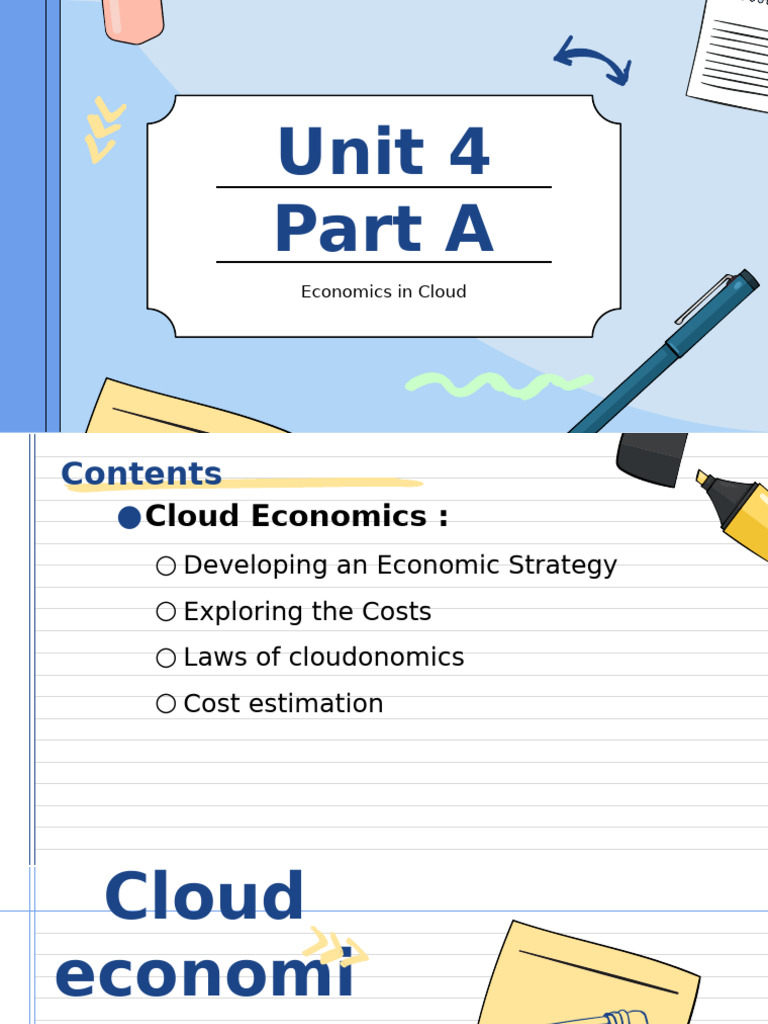 Unit4 Cloud Economics | PDF