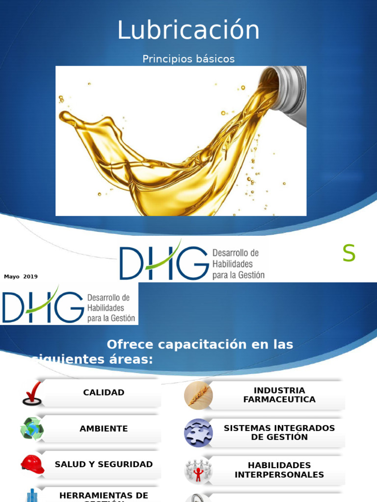 Lubricacion, 8h DHG Mayo 2019 | PDF