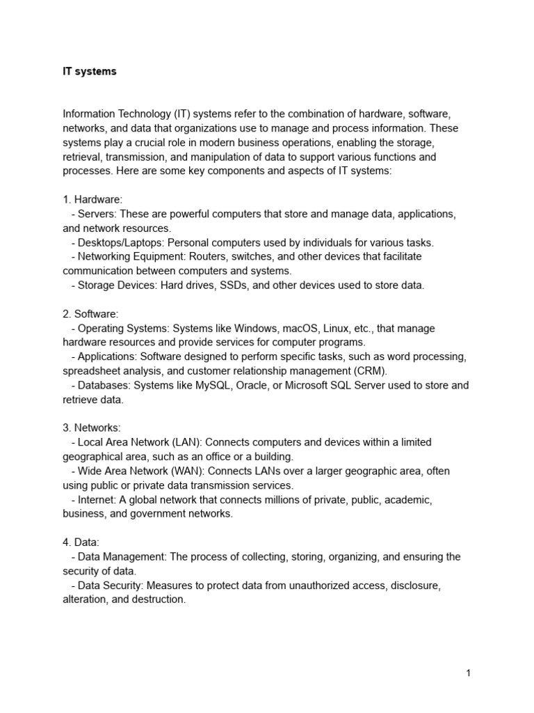 Chapter 4 It Systems Pdf