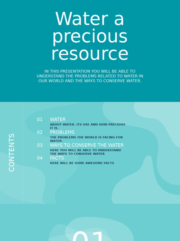 WATER A PRECIOUS RESOURCE | PDF