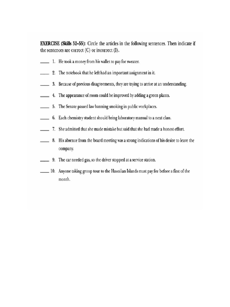 Written Expression - Exercise 2 | PDF