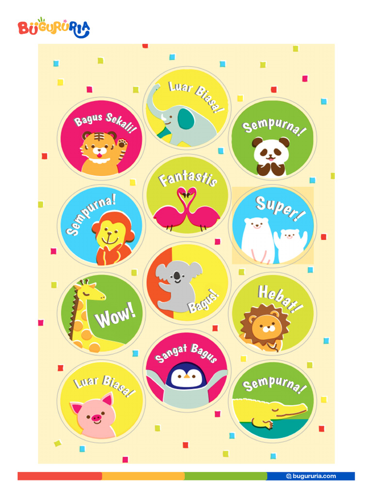 Sticker Reward - Animal | PDF