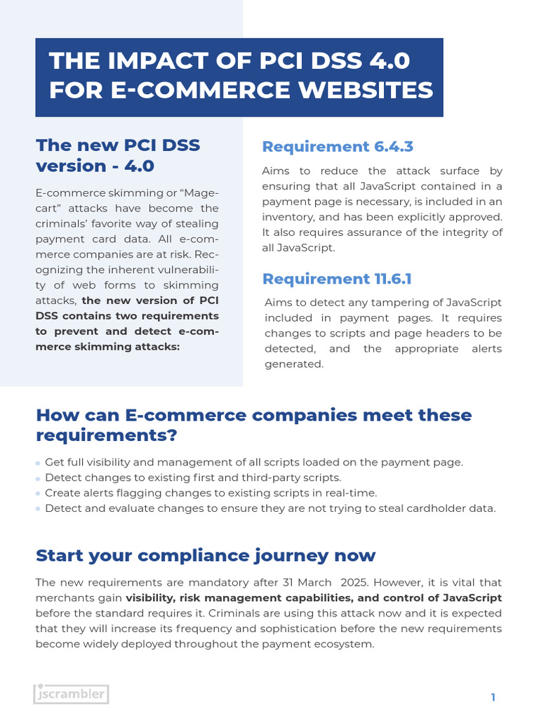 (2023) The impact of PCI DSS 4.0 | PDF
