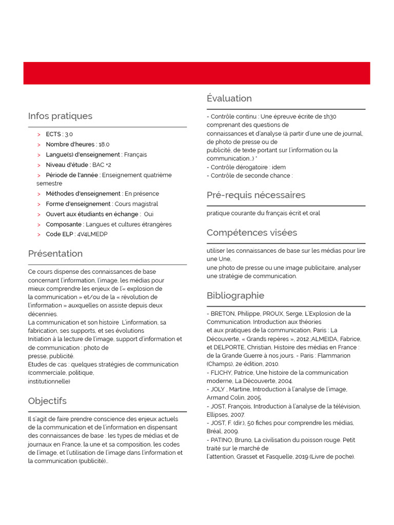 Introduction Aux Médias Et À La Communication | PDF