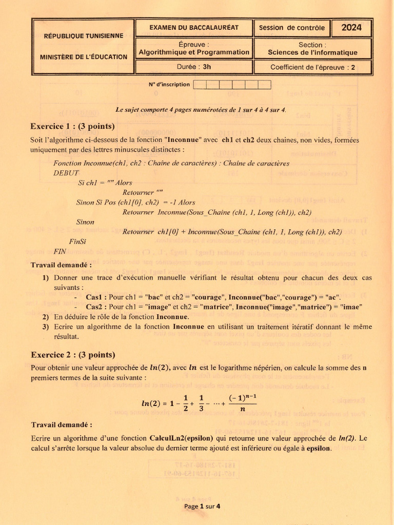 Algorithme Cont | PDF
