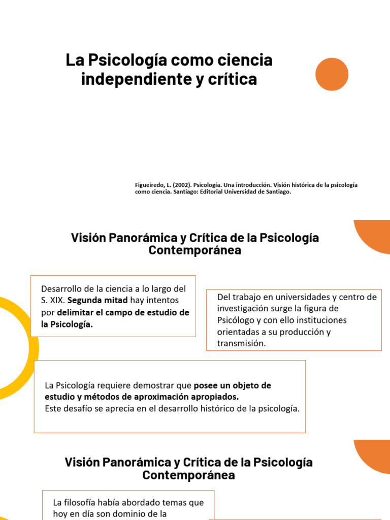 La Psicolog A en La Modernidad | PDF