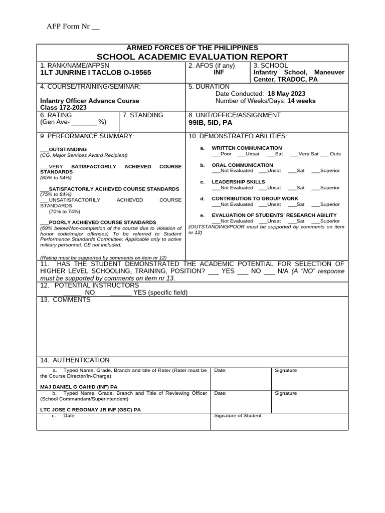 Saer Ioac 172-23 | PDF