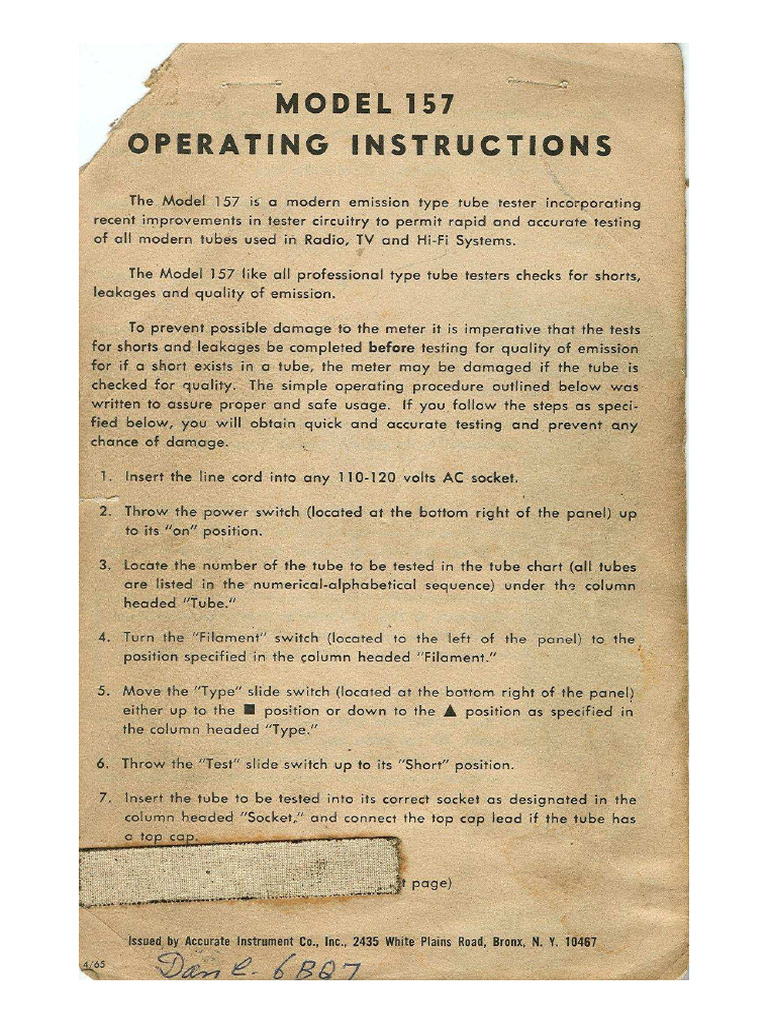 accurate_instrument_tube_tester_157_tube_chart_1965-68_sm | PDF