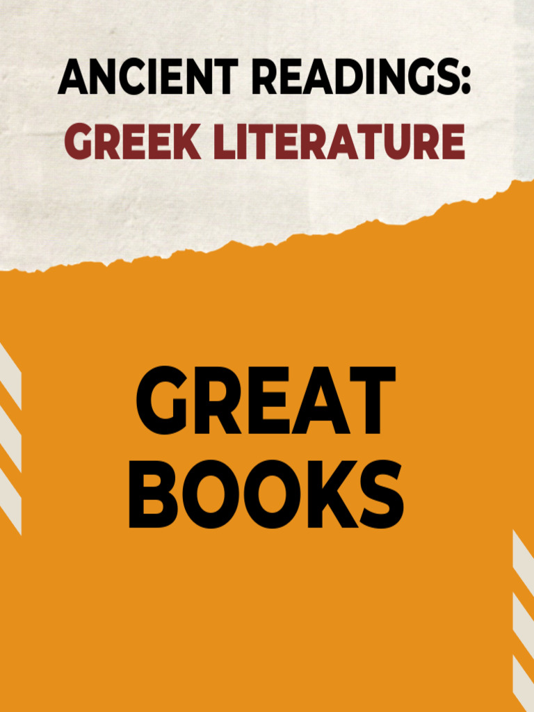 Ancient Readings. Greek Literature Mod 3 | PDF