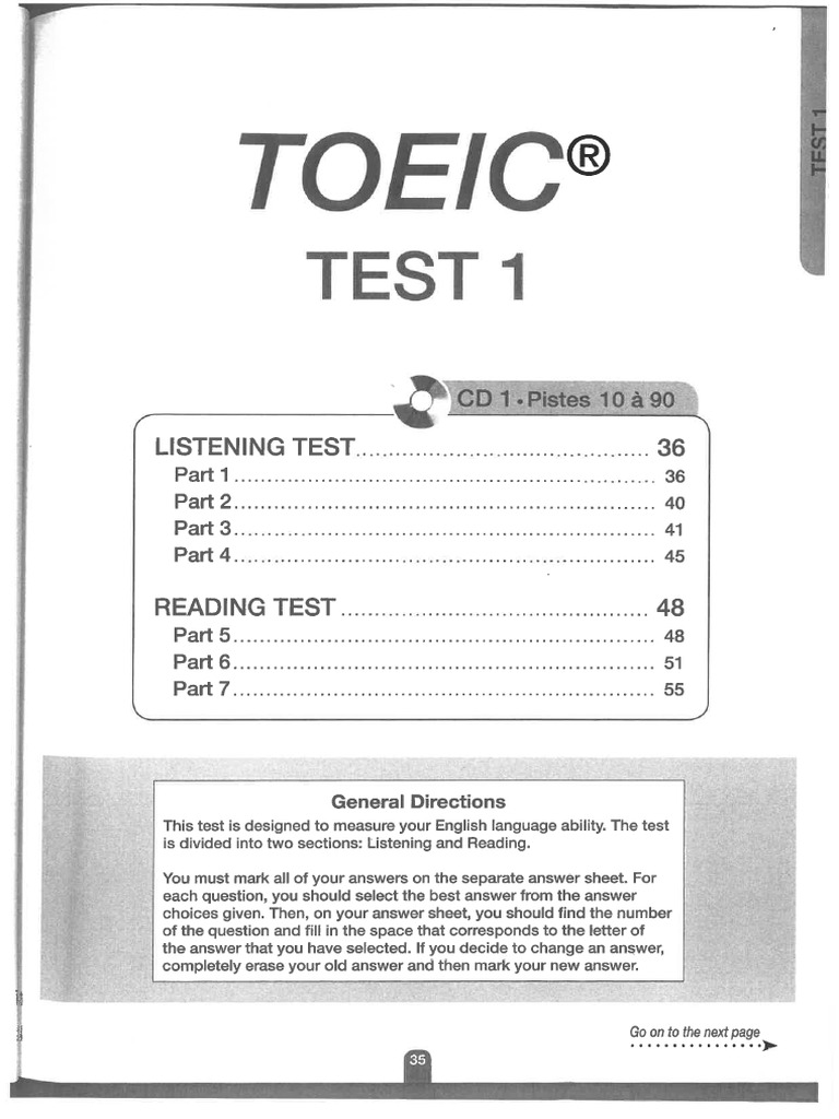 Test 1 Hachette ETS Book | PDF
