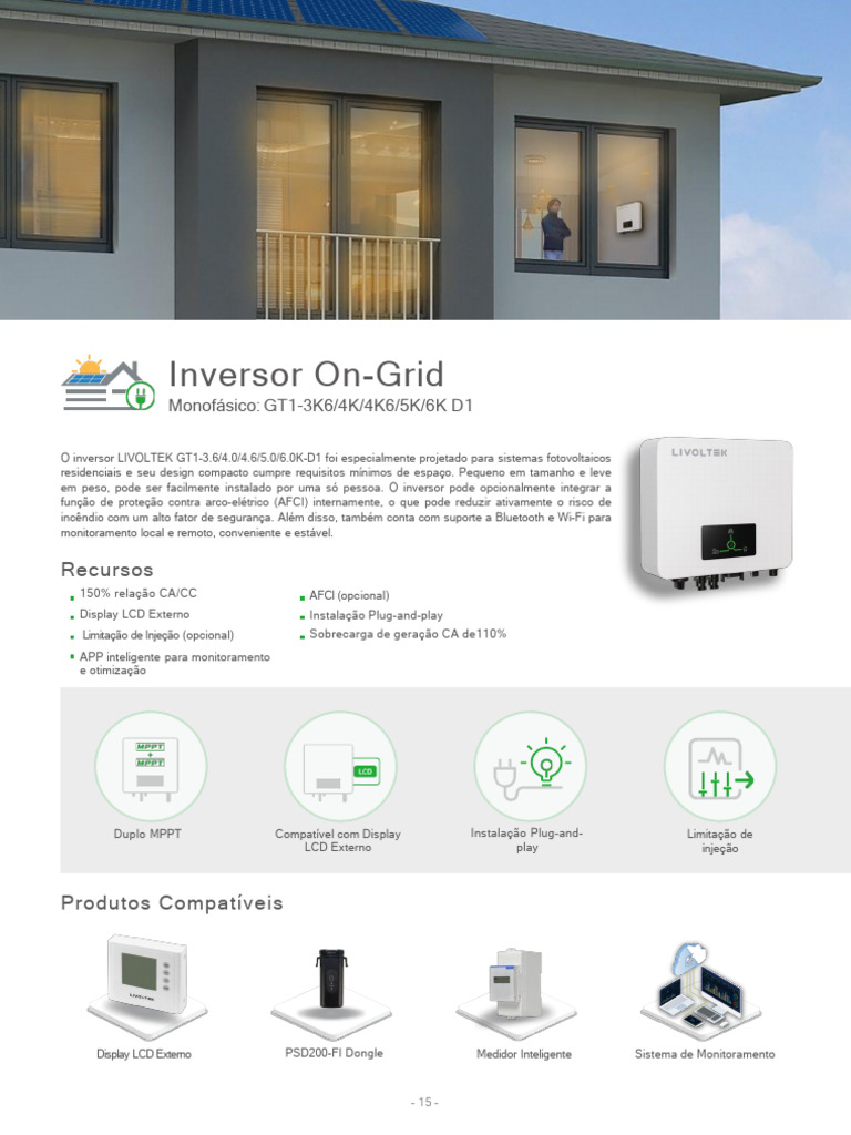 Folha de Dados GT1 3K6 6K D1 PT BR | PDF