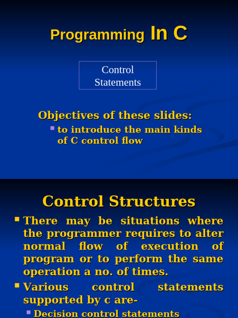 Control Statements 2 | PDF | Control Flow | Software Engineering