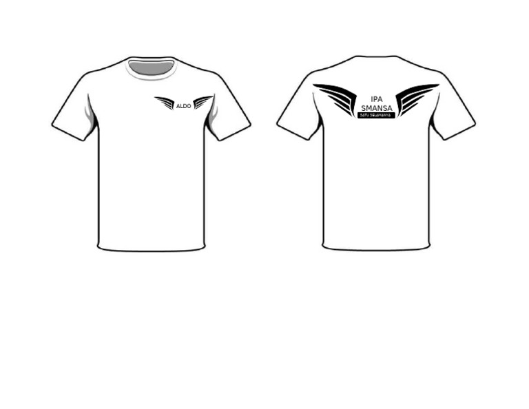 Contoh Hasil Jadi DESAIN KAOS SEMANSA - Desain Mudah | PDF