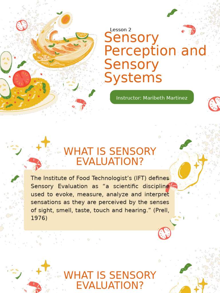 Lesson 2 Sensory Perceptions and Sensory Systems | PDF