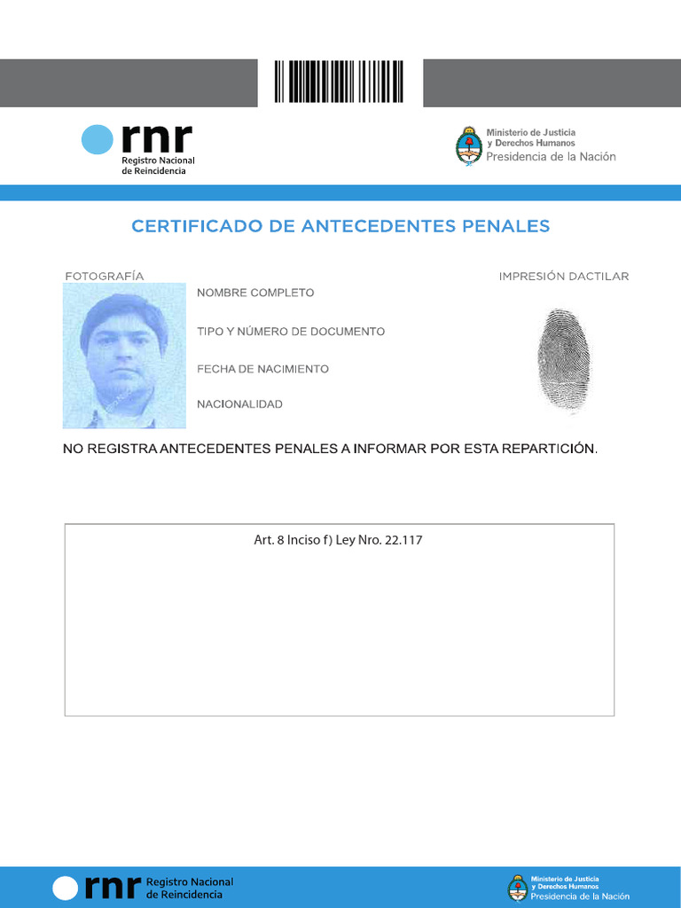 Criminal Records Certificate v4 | PDF