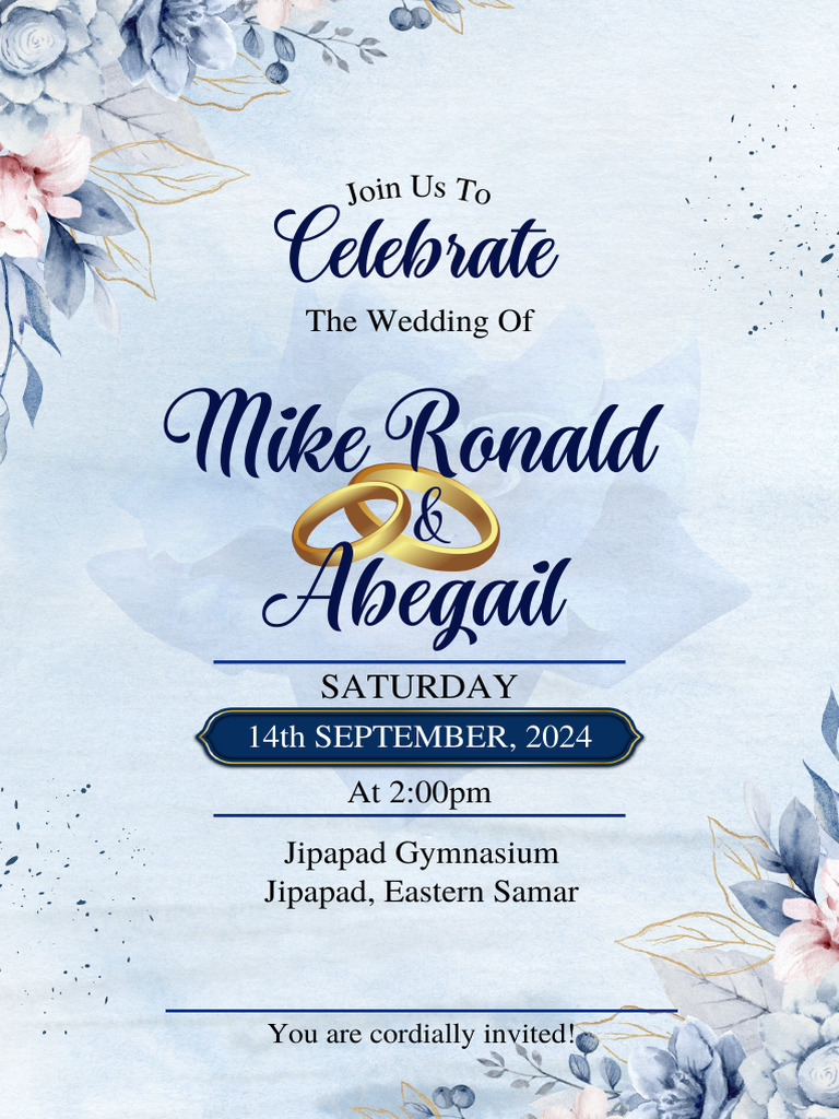 A Simple Wedding Invitation Sample | PDF | Cooking, Food & Wine