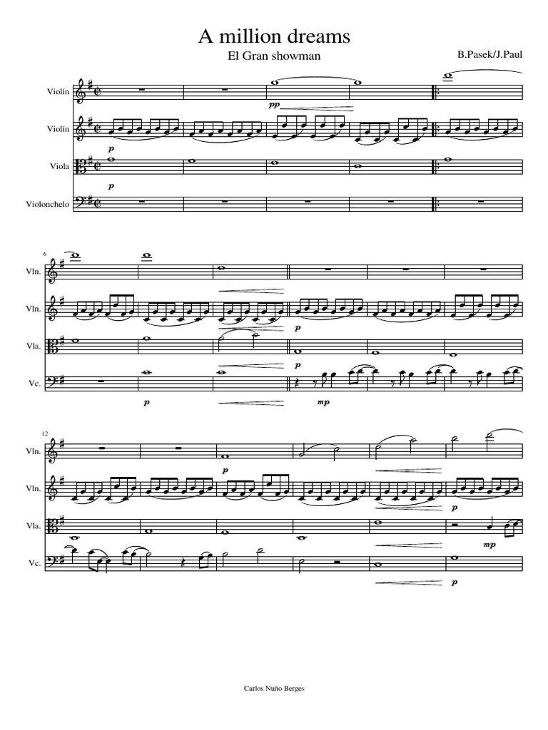 A Million Dreams | PDF