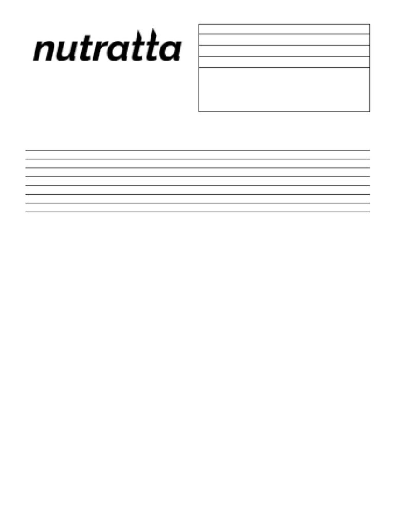 Ficha Técnica Nutramix | PDF