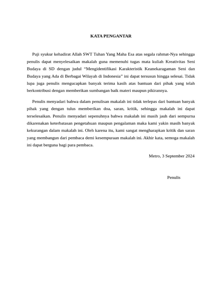 SENBUD 5 September | PDF | Indonesia | Southeast Asia