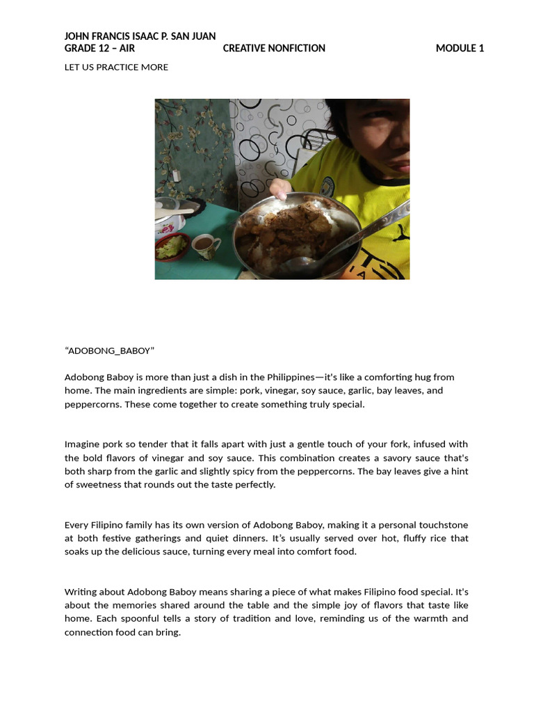 LET US PRACTICE MORE | PDF