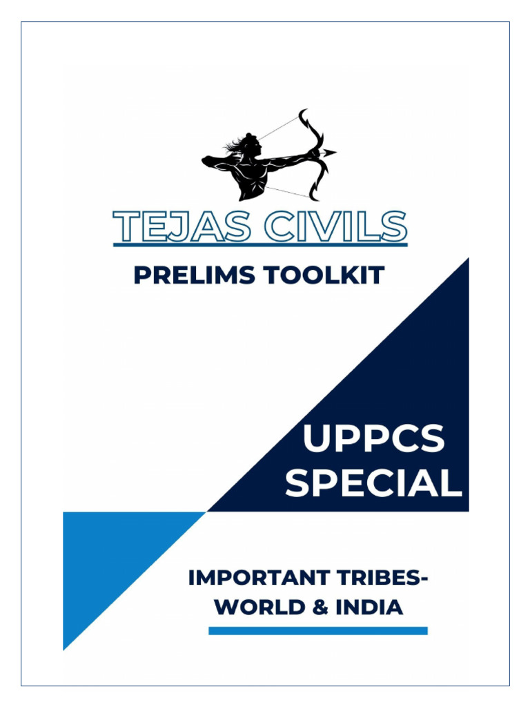 Major Tribes of the World and India | PDF | Social Groups Of India ...