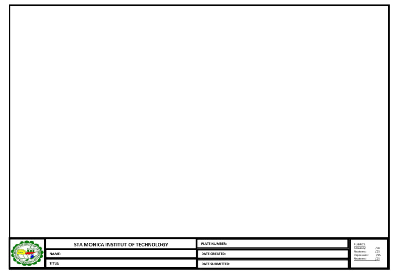 Plate Template | PDF