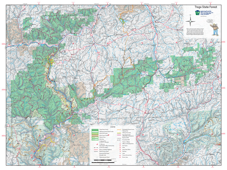 D03 Tioga Public Use Map | PDF