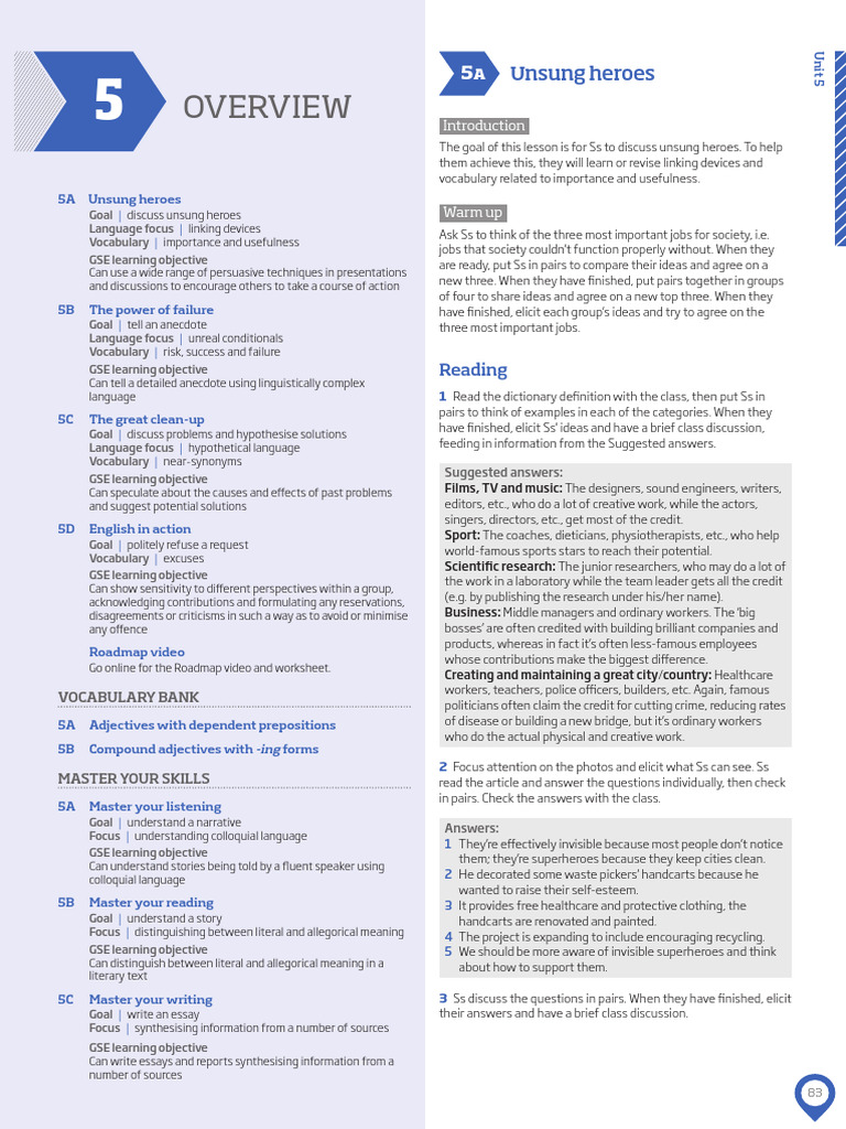 Unit 5 ROADMAP | PDF