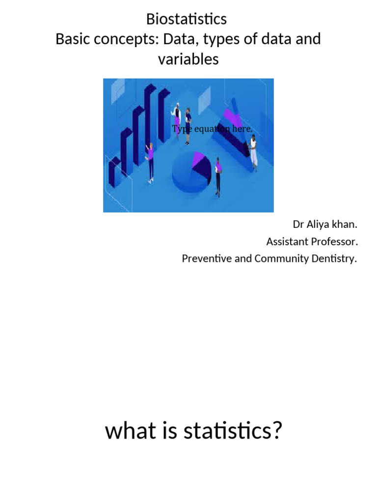 Basic Concepts of Biostatistics Dr Aliya | PDF