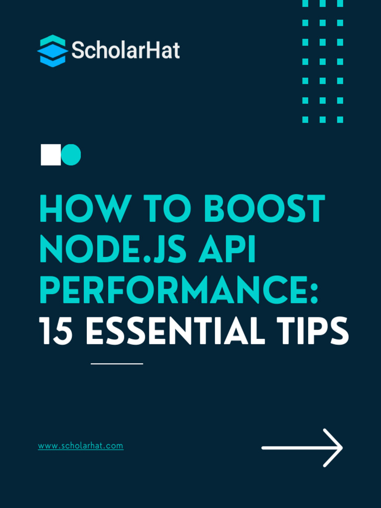 How To Boost Node - Js API Performance | PDF | Cache (Computing) | Information Technology Management