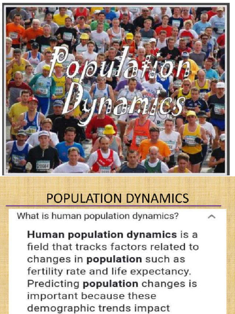 Population Dynamics | PDF