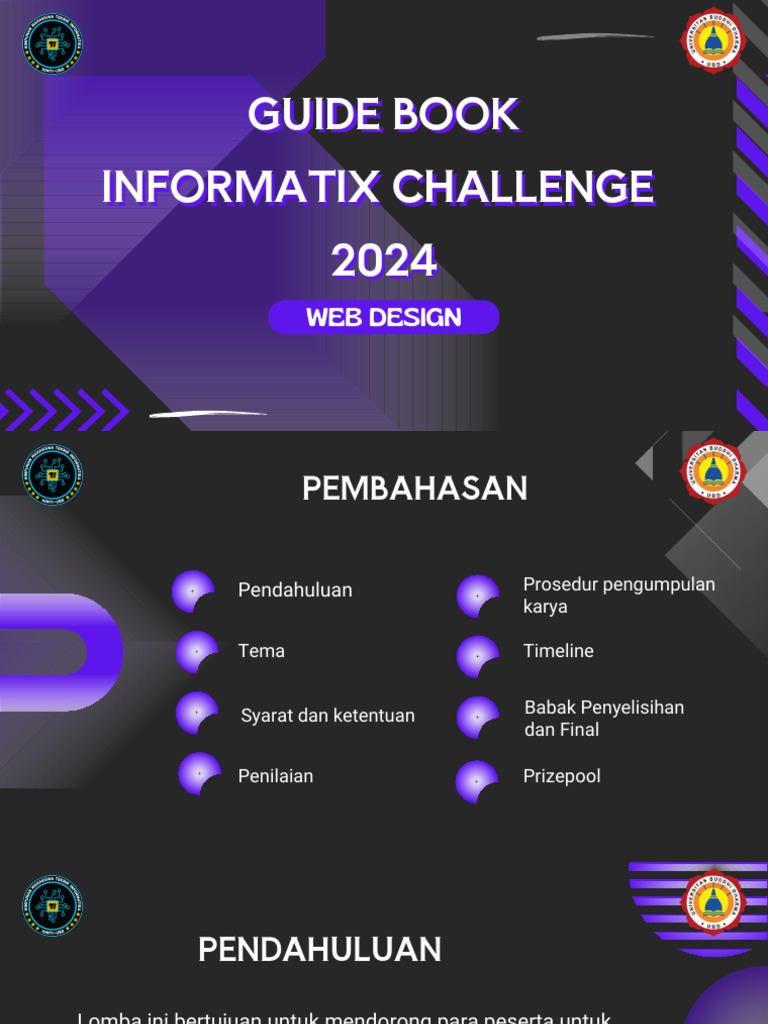 Guide Book Informatix Challenge Web Design | PDF