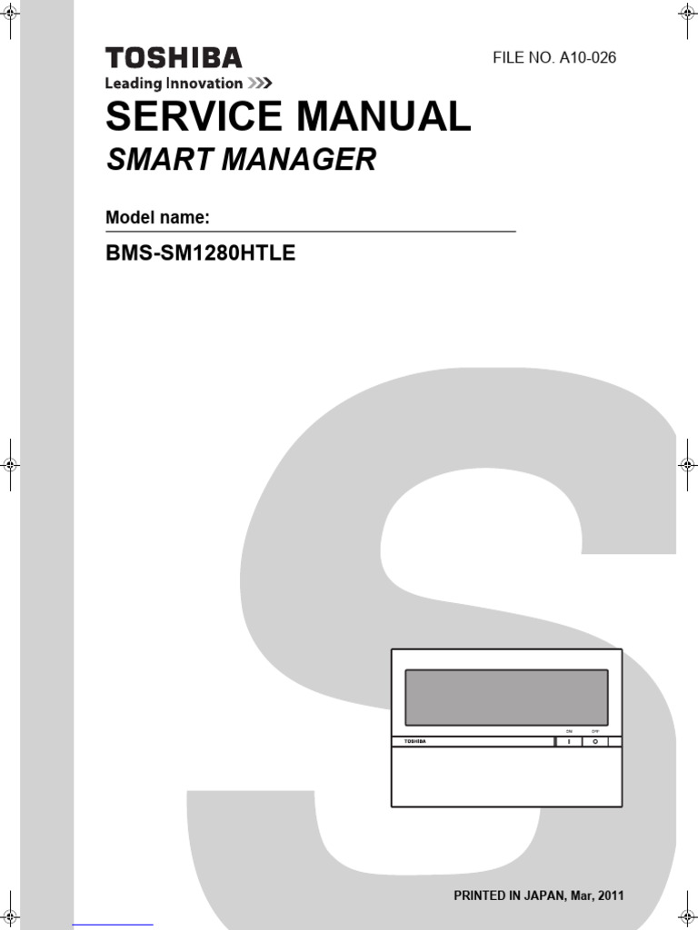 BMS-SM1280HTLE Service Manual | PDF
