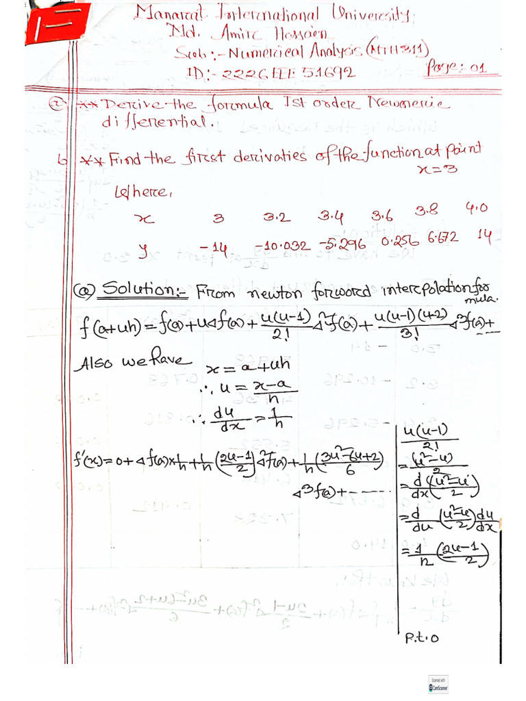 Numerical Analysis | PDF Numerical Analysis | PDF
