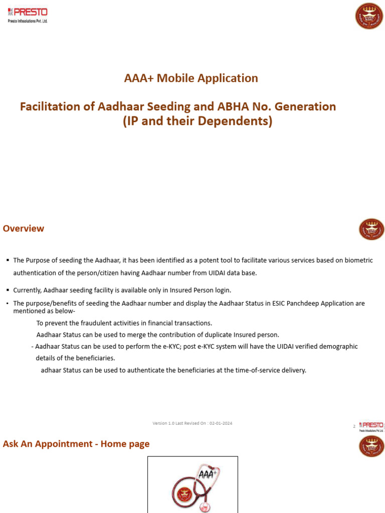 Aadhaar Seeding Mobile App | PDF