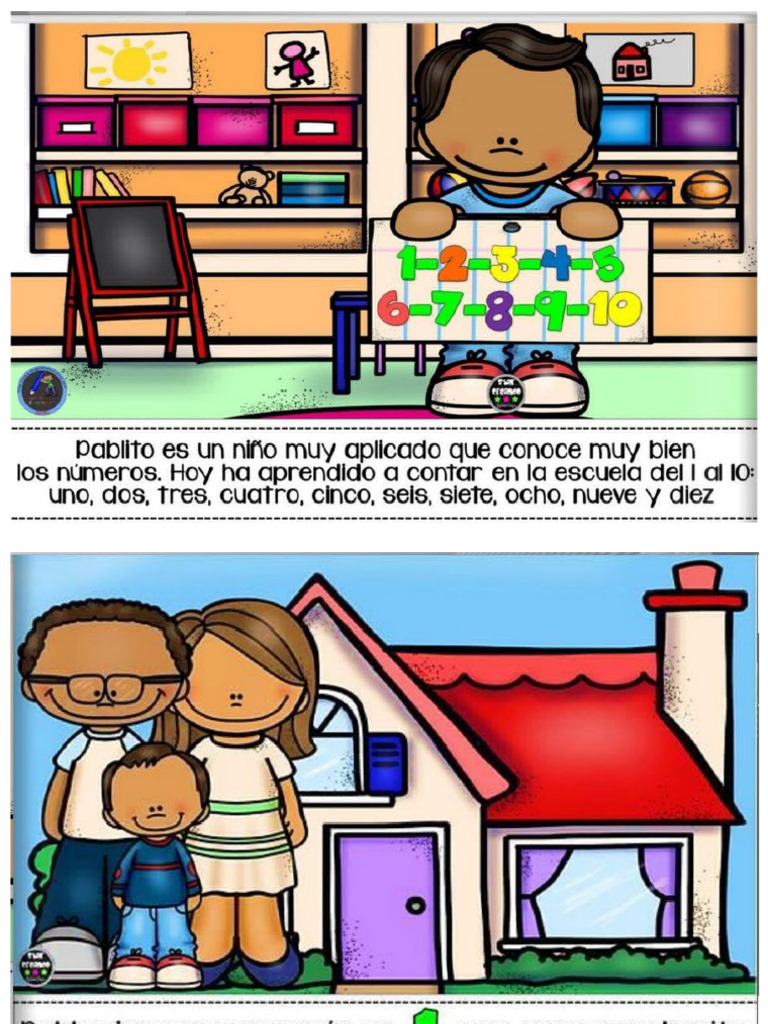 Cuento Pablito y Los Numeros | PDF