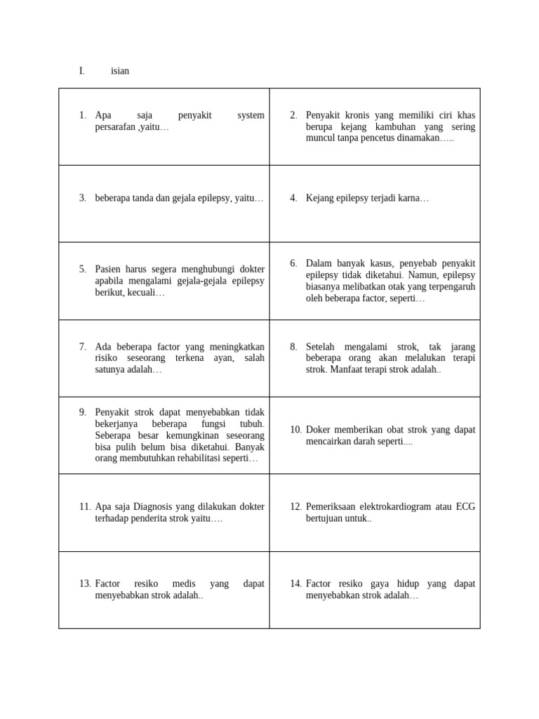 Ipdd Sistem Saraf | PDF