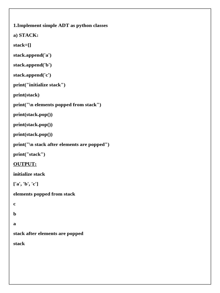 DATA STRUCTURES AND ALGORITHMS LABORATORY Final - Print | PDF DATA STRUCTURES AND ALGORITHMS LABORATORY Final - Print | PDF